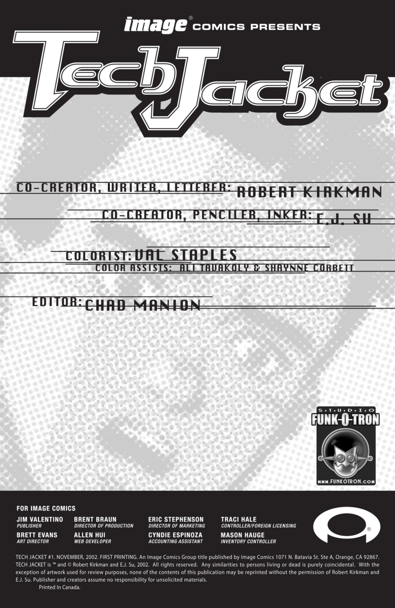 Read Tech Jacket #1 | Image Comics